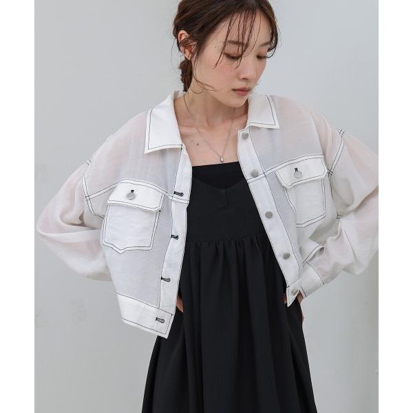 『タイムセール実施中』ZOZO問い合わせ番号:92221158ショップ:Bab，バブブランド:Bab，バブ商品名:シアーシャツブルゾンカテゴリ:ジャケット/アウター>その他アウターブランド品番:7515162素材:レーヨン75% ナイ...