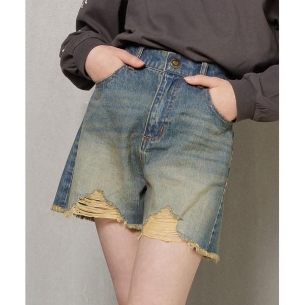 『タイムセール実施中』ZOZO問い合わせ番号:92222015ショップ:BABYDOLL，ベビードールブランド:PINKHUNT，ピンクハント商品名:PINKHUNT ピンクハント ダメージ加工 ショートパンツ 0532Kカテゴリ:パンツ&...