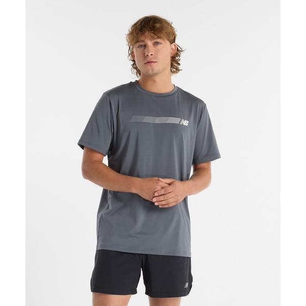 『セール実施中』ZOZO問い合わせ番号:92222497ショップ:New Balance，ニューバランスブランド:New Balance，ニューバランス商品名:Linear ロゴ パフォーマンスショートスリーブTシャツカテゴリ:トップス&g...