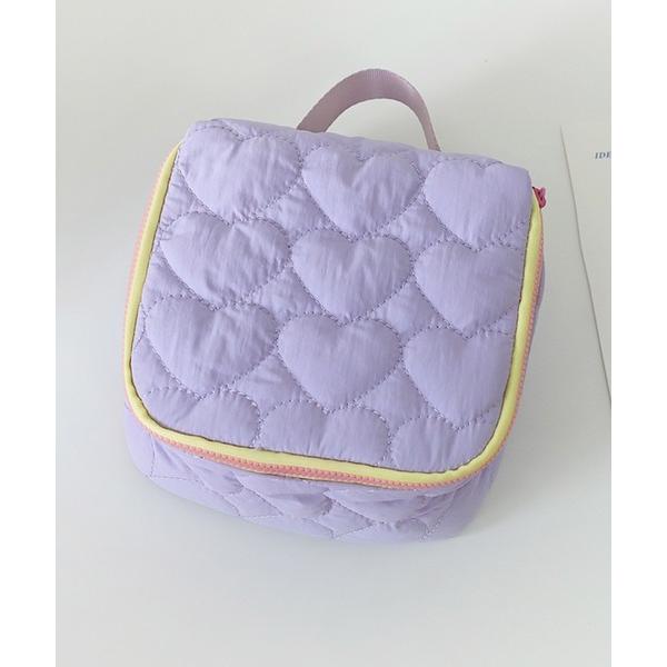 『タイムセール実施中』ZOZO問い合わせ番号:92223251ショップ:TeddyShop，テディショップブランド:DAY CLOSET，デイ クローゼット商品名:淡色パステルハートキルティングコンパクトポーチカテゴリ:財布/小物>ポ...