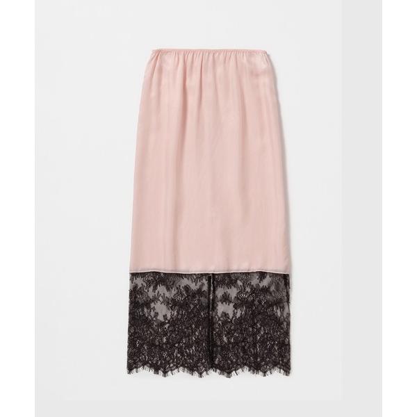 『セール実施中』ZOZO問い合わせ番号:92254541ショップ:ADAM ET ROPE'，アダムエロペブランド:ADAM ET ROPE'，アダムエロペ商品名:【EMOELLE】キュプラレースイージースカートカテゴリ:スカート>ス...