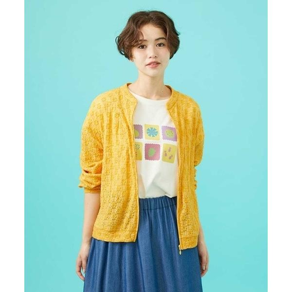 『タイムセール実施中』ZOZO問い合わせ番号:92254834ショップ:Jocomomola，ホコモモラブランド:Jocomomola，ホコモモラ商品名:Peguena flor フラワーレースブルゾンカテゴリ:ジャケット/アウター>...