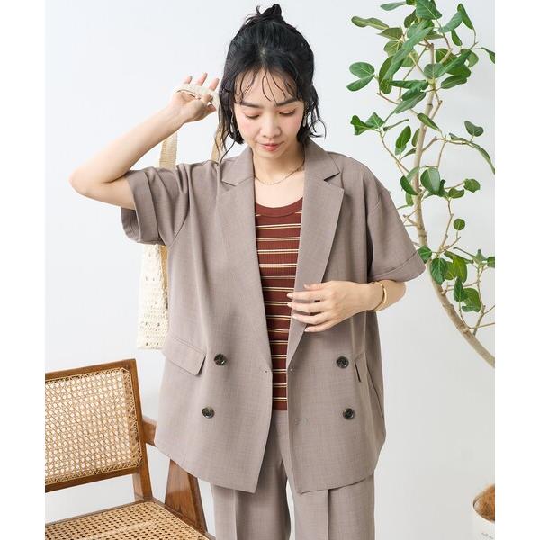 『タイムセール実施中』ZOZO問い合わせ番号:92257260ショップ:FREAK'S STORE，フリークスストアブランド:FREAK'S STORE，フリークスストア商品名:接触冷感/UV リネンタッチ ショートスリーブ ジャケットセッ...