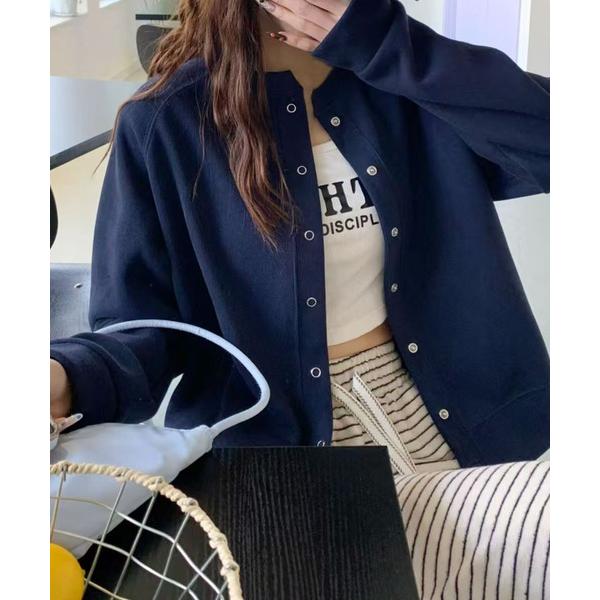 ZOZO問い合わせ番号:92257560ショップ:RIVER FIELD &amp; Co.，リバーフィールド　アンド　コーブランド:LOWO，ロワ商品名:スウェットクルーネックカーディガンカテゴリ:トップス>カーディガン/ボレロブラ...