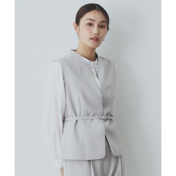 『セール実施中』ZOZO問い合わせ番号:92258775ショップ:index，インデックスブランド:index，インデックス商品名:ドライタッチストレッチノーカラージレ/セットアップ対応【洗濯機洗い可/イージーアイロン】カテゴリ:トップス&...