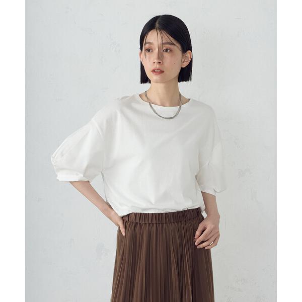 『タイムセール実施中』ZOZO問い合わせ番号:92259022ショップ:COMME CA ISM，コムサイズムブランド:COMME CA ISM，コムサイズム商品名:タックスリーブ ニュアンスカットソーカテゴリ:トップス>Tシャツ/カ...