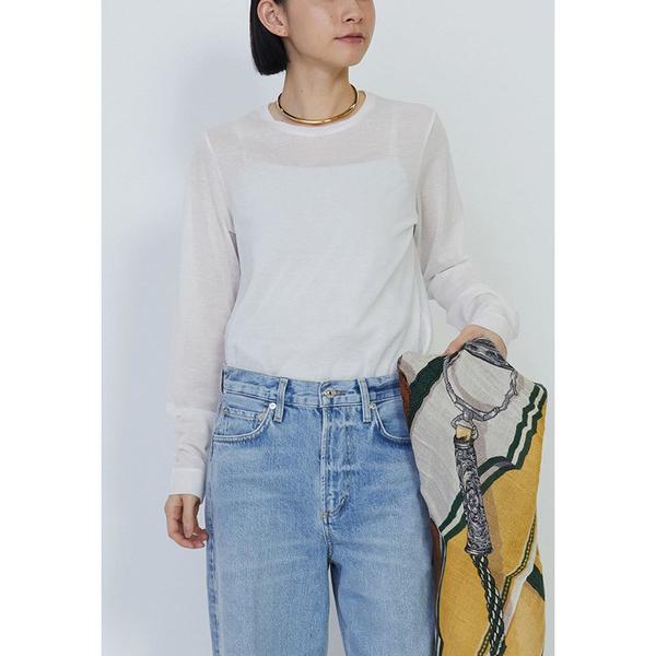 ZOZO問い合わせ番号:92277253ショップ:1er Arrondissement，プルミエ　アロンディスモンブランド:1er Arrondissement，プルミエアロンディスモン商品名:シアーロングスリーブＴシャツカテゴリ:トップス...