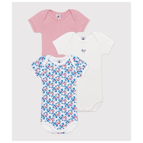 『セール実施中』※このアイテムは返品・交換対象外商品です。ZOZO問い合わせ番号:92289921ショップ:PETIT BATEAU，プチバトーブランド:PETIT BATEAU，プチバトー商品名:半袖ボディ３枚組カテゴリ:ママ＆ベビー&g...