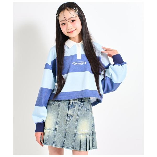 『セール実施中』ZOZO問い合わせ番号:92351906ショップ:ANAP，アナップブランド:ANAP GiRL，アナップガール商品名:サイドドロスト ラガーシャツカテゴリ:トップス>その他トップスブランド品番:913-7606素材:...
