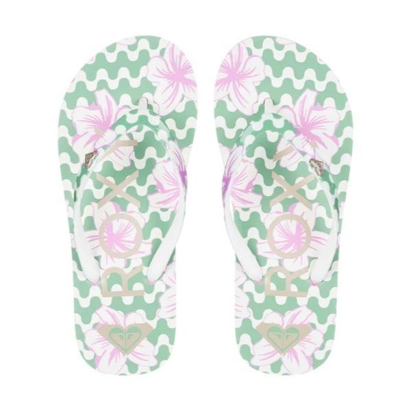 『タイムセール実施中』ZOZO問い合わせ番号:92352075ショップ:ROXY/QUIKSILVER，ロキシー/クイックシルバーブランド:ROXY，ロキシー商品名:RG PEBBLES VII /ロキシーキッズ総柄ビーチサンダルカテゴリ:...