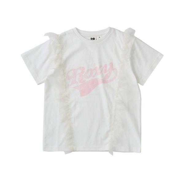 『タイムセール実施中』ZOZO問い合わせ番号:92352124ショップ:ROXY/QUIKSILVER，ロキシー/クイックシルバーブランド:ROXY，ロキシー商品名:MINI LOST IN SUMMER /ロキシーキッズロゴフリル半袖Tシ...