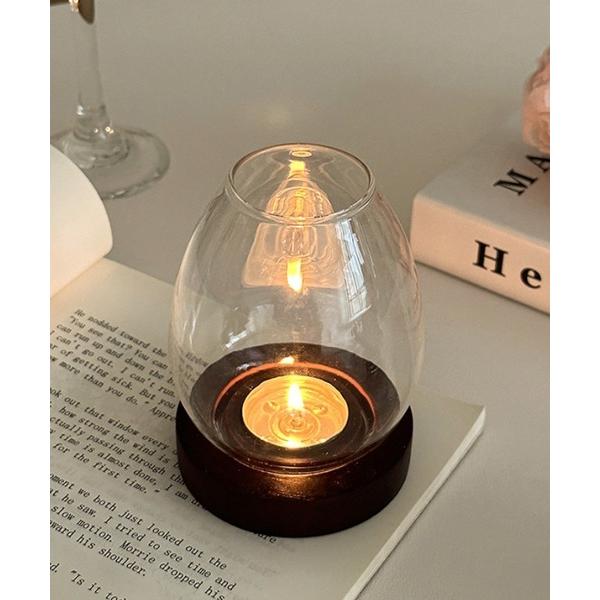 『タイムセール実施中』ZOZO問い合わせ番号:92352874ショップ:CERCA，チェルカブランド:Ein，アイン商品名:Ein/ガラスドーム ウッドスタンド キャンドルホルダーカテゴリ:インテリア>キャンドルブランド品番:ZAKK...