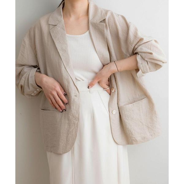 『セール実施中』ZOZO問い合わせ番号:92354132ショップ:Chaco closet，チャコクローゼットブランド:NOAHL，ノアル商品名:【NOAHL】シアーライトジャケットカテゴリ:ジャケット/アウター>テーラードジャケット...