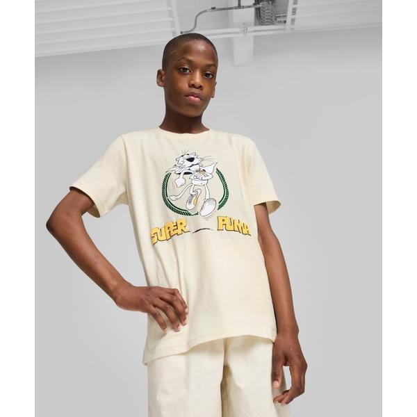 『タイムセール実施中』ZOZO問い合わせ番号:92354333ショップ:PUMA STORE ZOZO，プーマストアゾゾブランド:PUMA，プーマ商品名:PUMA プーマ ボーイズ スーパー プーマ グラフィック 半袖 Tシャツ I B 1...