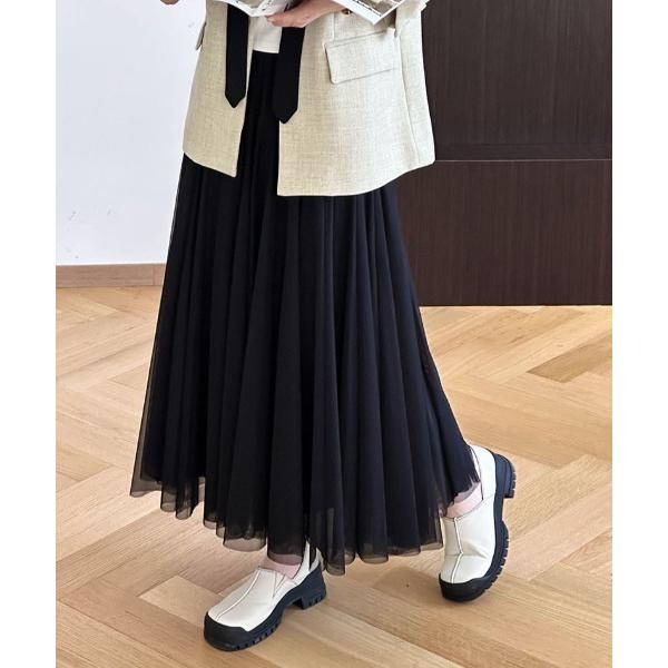 ZOZO問い合わせ番号:92354717ショップ:Crisp，クリスプブランド:Alum'，アルム商品名:チュールフレアスカートカテゴリ:スカート>スカートブランド品番:A20125s5素材:POLYESTER100%原産国:中国カラ...