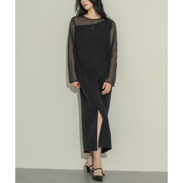 『タイムセール実施中』ZOZO問い合わせ番号:92355425ショップ:Auntie Rosa，アンティローザブランド:NEUNA，ヌナ商品名:シアーアシメペンシルワンピースカテゴリ:ワンピース/ドレス>ワンピースブランド品番:NNI...