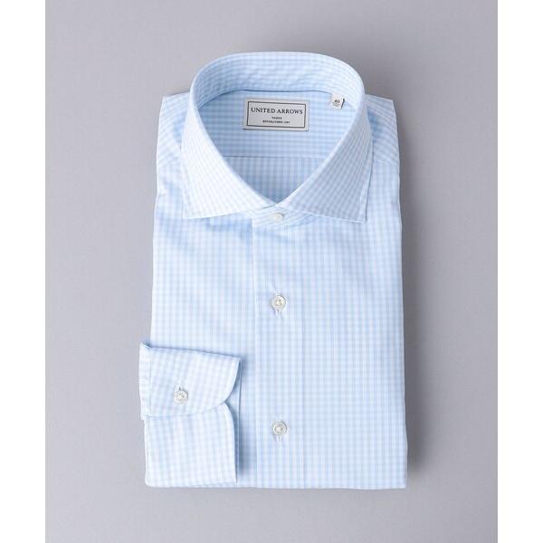 『セール実施中』ZOZO問い合わせ番号:92386000ショップ:UNITED ARROWS，ユナイテッドアローズブランド:UNITED ARROWS，ユナイテッドアローズ商品名:ALUMO/チェック ワイドカラー シャツカテゴリ:トップス...