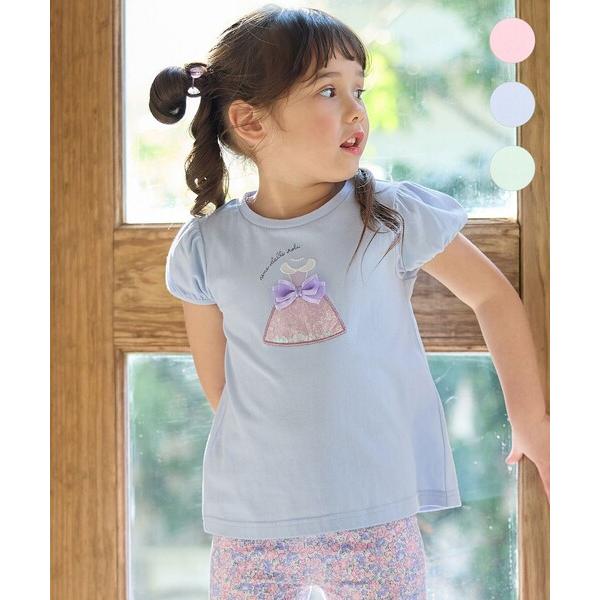 『セール実施中』ZOZO問い合わせ番号:92386383ショップ:ANY，エニィブランド:ANY，エニィ商品名:しゃらしゃらモチーフ Tシャツカテゴリ:トップス>Tシャツ/カットソーブランド品番:KKFKGM0452素材:サックスブル...