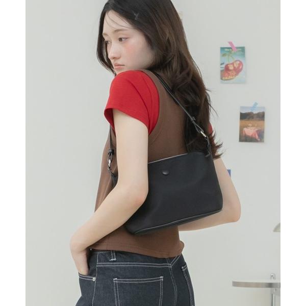 『タイムセール実施中』ZOZO問い合わせ番号:92386554ショップ:ISOOK，アイスーブランド:HEILIS，ヘイリス商品名:ワンハンドルナイロンショルダーバッグ/2WAY シンプル 韓国 レディース ファスナー ブラック ピンク ワ...