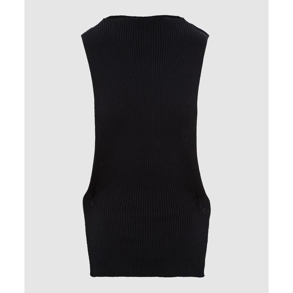 ZOZO問い合わせ番号:92388439ショップ:ZOZOVILLA SELECT，ゾゾヴィラ セレクトブランド:TAN，タン商品名:SILK MIX SIDELESS VEST / SLEEVESカテゴリ:トップス>ベストブランド品...