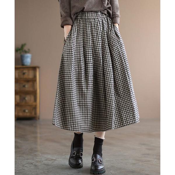 『セール実施中』ZOZO問い合わせ番号:92389216ショップ:FRP，エフアールピーブランド:BLANC FICELLE，ブランフィセル商品名:ギンガムチェック　スカートカテゴリ:スカート>スカートブランド品番:NFSKI-001...