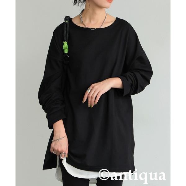 『タイムセール実施中』ZOZO問い合わせ番号:92389292ショップ:antiqua，アンティカブランド:antiqua，アンティカ商品名:ミニ裏毛トップスカテゴリ:トップス>Tシャツ/カットソーブランド品番:ZA-00244素材:...