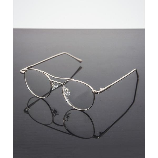 『タイムセール実施中』ZOZO問い合わせ番号:92420462ショップ:Revo.，レヴォブランド:Revo.，レボ商品名:メタルフレーム ツーブリッジ ボストン型 メガネ クリアレンズ 伊達メガネ UVカットカテゴリ:ファッション雑貨&g...
