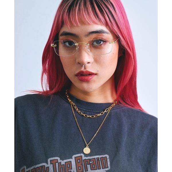 『タイムセール実施中』ZOZO問い合わせ番号:92420558ショップ:Revo.，レヴォブランド:Revo.，レボ商品名:リムレス スクエア型 メガネ クリアレンズ 伊達メガネ ツーポイントフレーム フチなしメガネカテゴリ:ファッション雑...