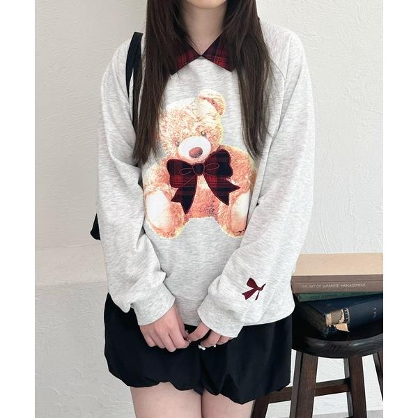 『セール実施中』ZOZO問い合わせ番号:92421596ショップ:shrita，シュリータブランド:shrita，シュリータ商品名:「SHRITA GIRL企画」襟付きプリントトレーナーカテゴリ:トップス>スウェットブランド品番:32...