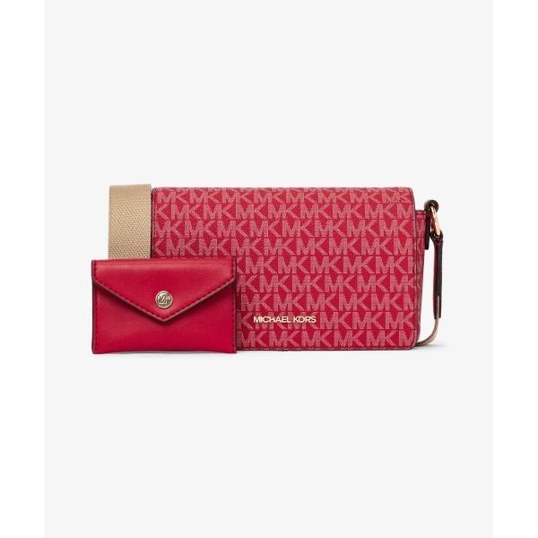 『セール実施中』ZOZO問い合わせ番号:92423396ショップ:MICHAEL KORS，マイケル・コースブランド:MICHAEL KORS，マイケルコース商品名:VINCENT クロスボディ ウィズ ロゴ カードケース スモール - M...
