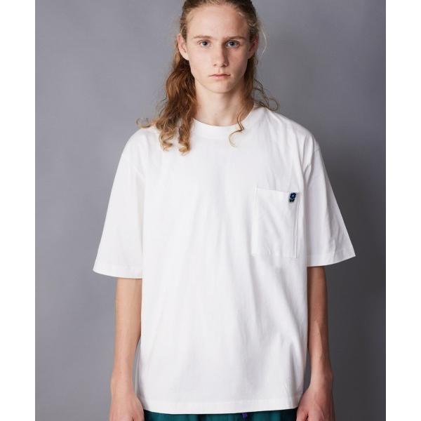 ZOZO問い合わせ番号:92423771ショップ:rehacer，レアセルブランド:rehacer，レアセル商品名:rehacer : Hemline One Flower Pocket S/S CS / ヘムラインワンフラワーポケットショ...