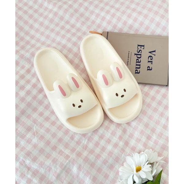 『セール実施中』ZOZO問い合わせ番号:92424588ショップ:Ada.，エイダブランド:SHEPP，シープ商品名:うさぎマシュマロサンダル シリコン スリッパ ルームシューズカテゴリ:インテリア>ルームシューズ/スリッパブランド品...