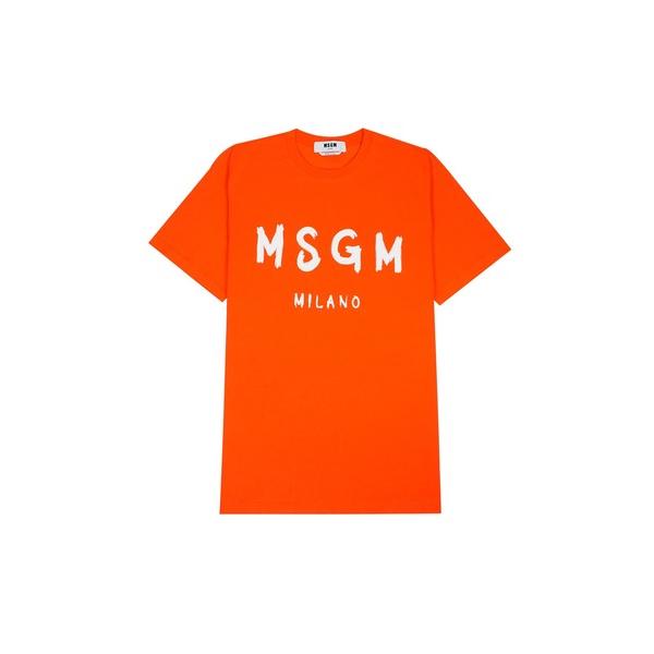 『セール実施中』ZOZO問い合わせ番号:92424907ショップ:MSGM，エムエスジーエムブランド:MSGM，エムエスジーエム商品名:【NEW】MSGMブラッシュロゴTシャツカテゴリ:トップス>Tシャツ/カットソーブランド品番:38...
