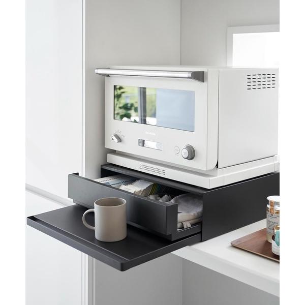 ZOZO問い合わせ番号:92426804ショップ:Lbc with Life，エルビーシー ウィズライフブランド:tower，タワー，LBC，エルビーシー商品名:tower(タワー)2way キッチン家電下引き出し＆スライドテーブル(200...