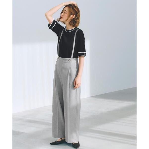 『タイムセール実施中』ZOZO問い合わせ番号:92426893ショップ:grove，グローブブランド:grove，グローブ商品名:2WAYショルダーストラップワイドパンツカテゴリ:パンツ>その他パンツブランド品番:768-62036-...