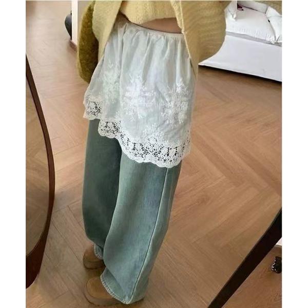 『タイムセール実施中』ZOZO問い合わせ番号:92428025ショップ:CERCA，チェルカブランド:Chiina，チーナ商品名:Chiina/ レースレイヤードミニスカートカテゴリ:スカート>スカートブランド品番:SDL0179カラ...