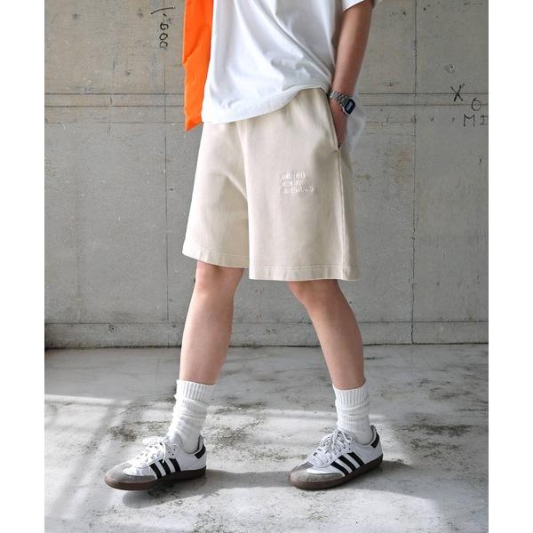 『タイムセール実施中』ZOZO問い合わせ番号:92428359ショップ:andme，アンドミーブランド:ANME，アンメ商品名:ピグメント加工ANMEエンブロイダリーロゴスウェットショートパンツカテゴリ:パンツ>スウェットパンツブラン...