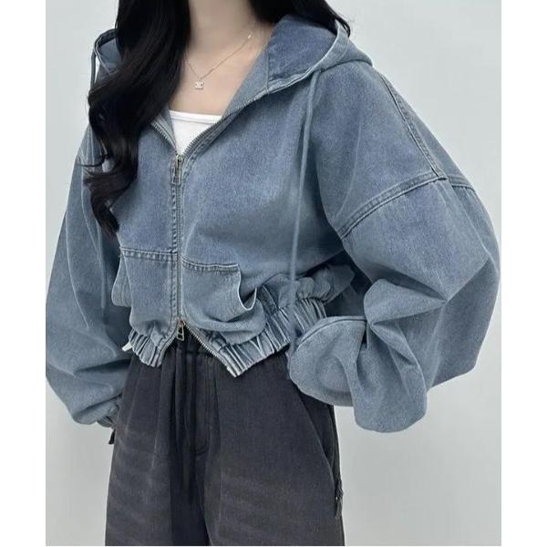 『タイムセール実施中』ZOZO問い合わせ番号:92428792ショップ:DIAVEL，ディアベルブランド:SHEENA，シーナ，DIAVEL，ディアベル商品名:ダブルジップデニムパーカーブルゾンカテゴリ:ジャケット/アウター>ブルゾン...