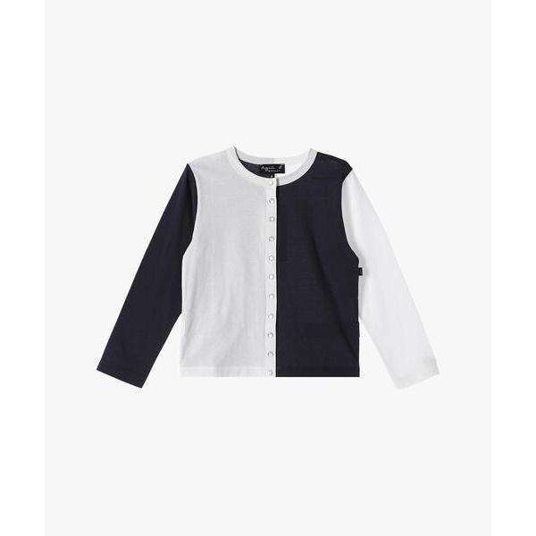 『タイムセール実施中』ZOZO問い合わせ番号:92459657ショップ:agnes b.，アニエスベーブランド:agnes b.，アニエスベー商品名:JF59 E CARDIGAN キッズ カーディガンカテゴリ:トップス>カーディガン...