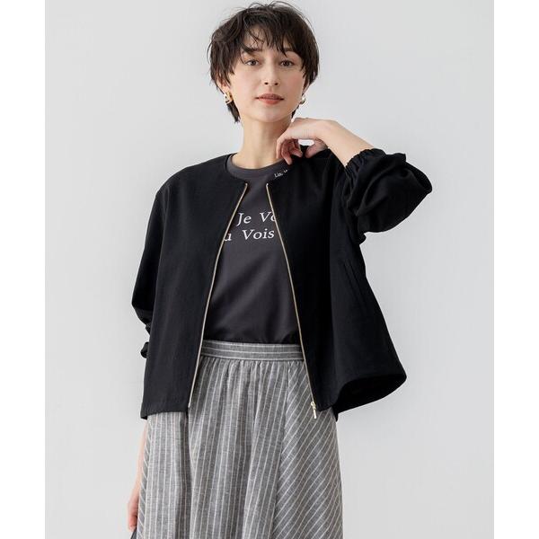 『セール実施中』ZOZO問い合わせ番号:92460296ショップ:23区，ニジュウサンクブランド:23区，ニジュウサンク商品名:【洗える】リネンレーヨンストレッチ ブルゾンカテゴリ:ジャケット/アウター>ブルゾンブランド品番:JKWO...