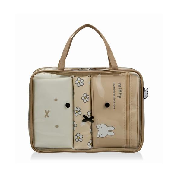 ZOZO問い合わせ番号:92463878ショップ:hopely，ホープリーブランド:Miffy， ミッフィー，SPECIAL PRODUCT DESIGN，スペシャルプロダクトデザイン商品名:ミッフィー クリアポーチセット ベージュフェイス...