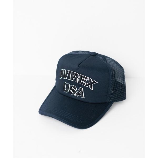 ZOZO問い合わせ番号:92465111ショップ:yield，イールドブランド:ARCHIVER，アーカイバ商品名:【RS】【AVIREX】LOGO MESH CAPカテゴリ:帽子>キャップブランド品番:14407200素材:1440...