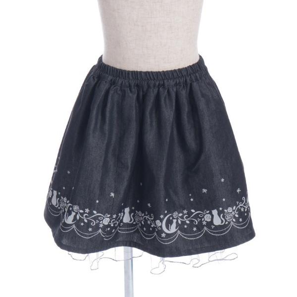 『セール実施中』ZOZO問い合わせ番号:92467151ショップ:axes femme，アクシーズファムブランド:axes femme，アクシーズファム商品名:ネコチュールリバーシブルスカートカテゴリ:スカート>デニムスカートブランド...