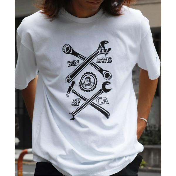 『セール実施中』ZOZO問い合わせ番号:92467563ショップ:BENCH AT THE GREENE，ベンチアットザグリーンブランド:BEN DAVIS，ベンデイビス商品名:《BEN DAVIS》プリントTシャツ/抗菌防臭 リサイクルコ...