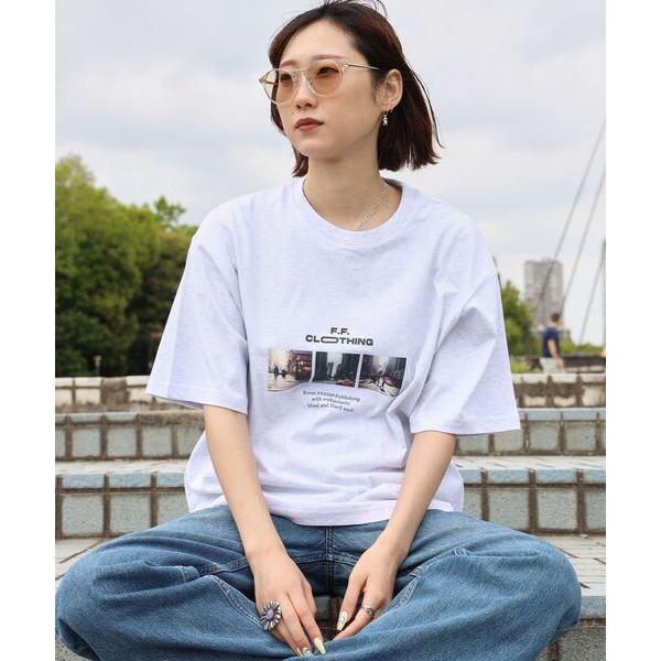 ZOZO問い合わせ番号:92468521ショップ:FFEIN，フェインブランド:FFEIN，フェイン商品名:【FFEIN（フェイン）】フォトプリントショート丈Tシャツ / Tシャツ 短丈 クルーネック 半袖 ショート丈カテゴリ:トップス&g...