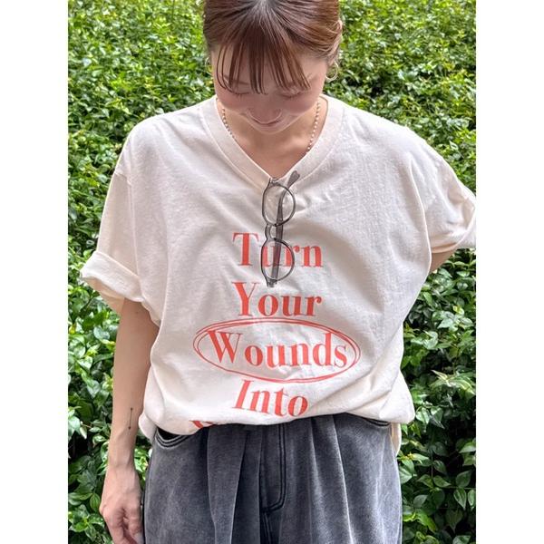 『タイムセール実施中』ZOZO問い合わせ番号:92468613ショップ:Ungrid，アングリッドブランド:Ungrid，アングリッド商品名:ヴィンテージウォッシュロゴビッグTeeカテゴリ:トップス>Tシャツ/カットソーブランド品番:...