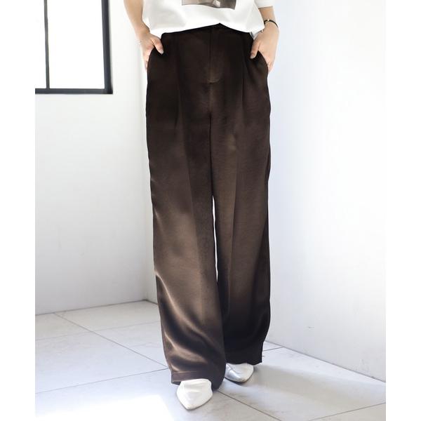 『タイムセール実施中』ZOZO問い合わせ番号:92562774ショップ:Bonjour Sagan，ボンジュールサガンブランド:ENC，エンク，Bonjour Sagan，ボンジュールサガン商品名:glossy satin pants / ...