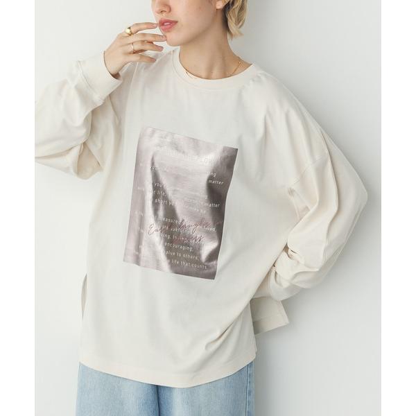 『セール実施中』ZOZO問い合わせ番号:92562826ショップ:hunch，ハンチブランド:hunch，ハンチ商品名:箔プリント 長袖Tシャツカテゴリ:トップス>Tシャツ/カットソーブランド品番:WTS6932素材:本体: 綿100...