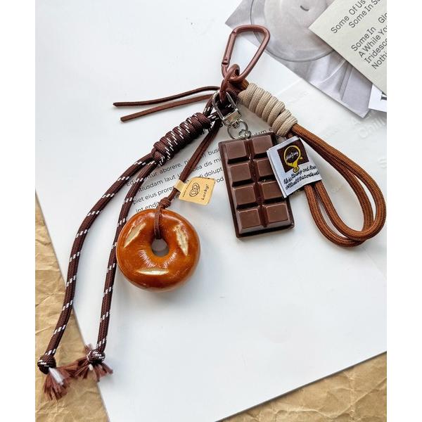 『セール実施中』ZOZO問い合わせ番号:92562981ショップ:RiNc，リンクブランド:NOLITA LABORATORY，ノリータラボラトリー商品名:【 NOLITA / ノリータ 】チョコレート ドーナッツ ロープ チャーム キーリ...
