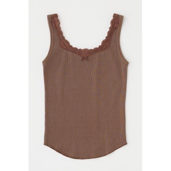 『セール実施中』ZOZO問い合わせ番号:92563282ショップ:MOUSSY，マウジーブランド:MOUSSY，マウジー商品名:LACE TRIM タンクトップカテゴリ:トップス>タンクトップブランド品番:010ISH80-3221素...